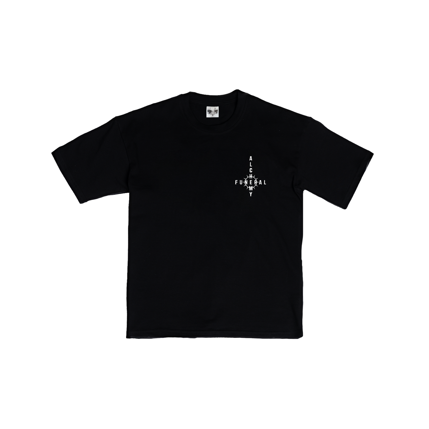 CROSS LOGO T-SHIRT BLACK – Funeralchemy